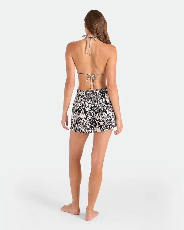 Volcom Printed Viscose Shorts - Orange/blue