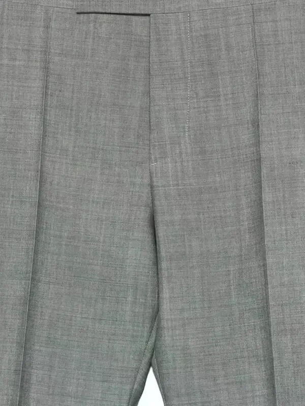 SAPIO Pressed-crease Turn-up Trousers