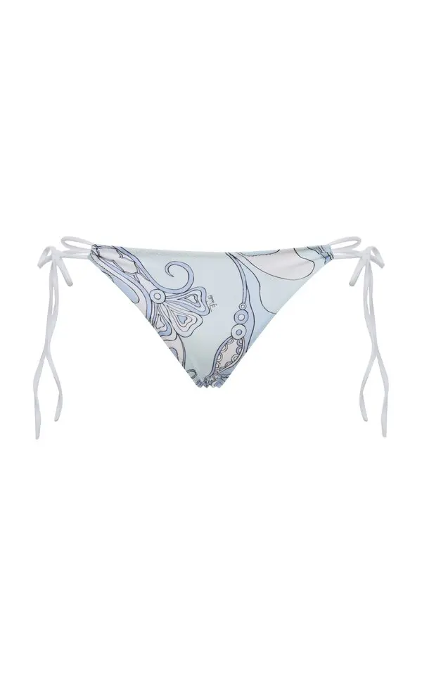 Emilio Pucci Printed Bikini Bottom - Blue
