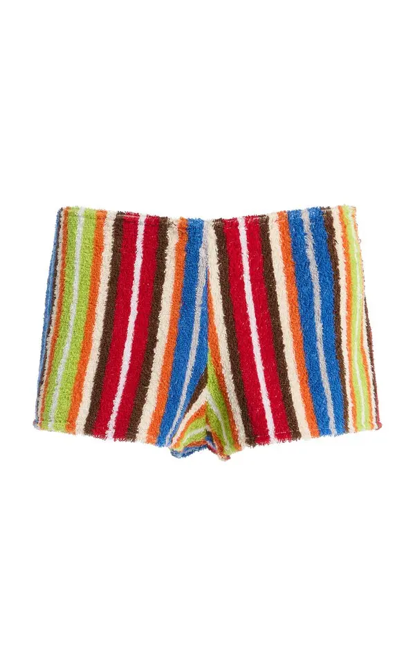 La Veste Exclusive La Isla Cotton Mini Shorts - Stripe