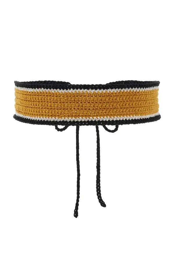 PARDOHATS La Isla Cale Crocheted Belt