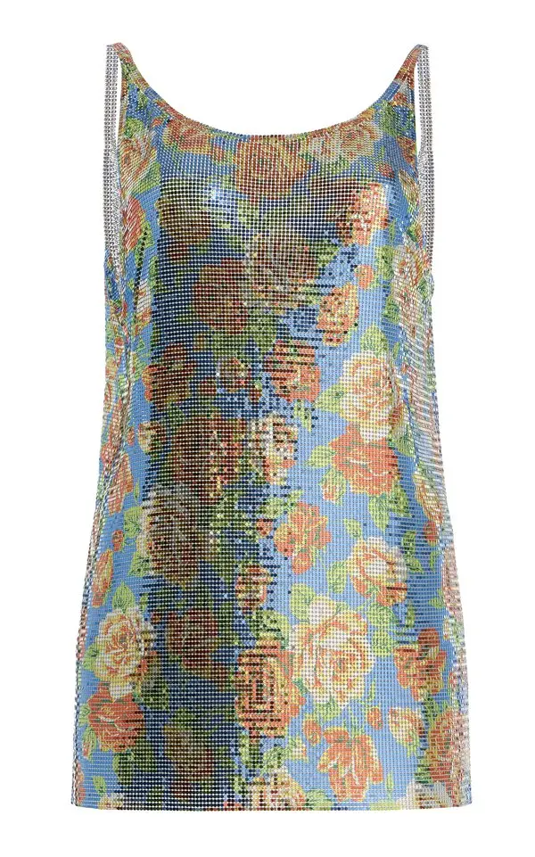 Rabanne La Isla Mesh Tank Top - Multi