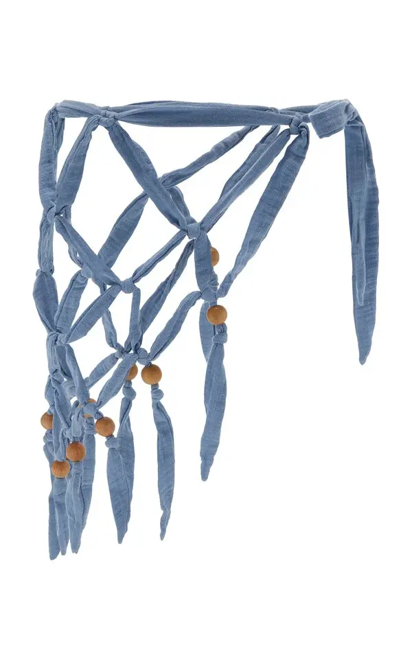 PARDOHATS La Isla Marea Cotton Headpiece - Blue
