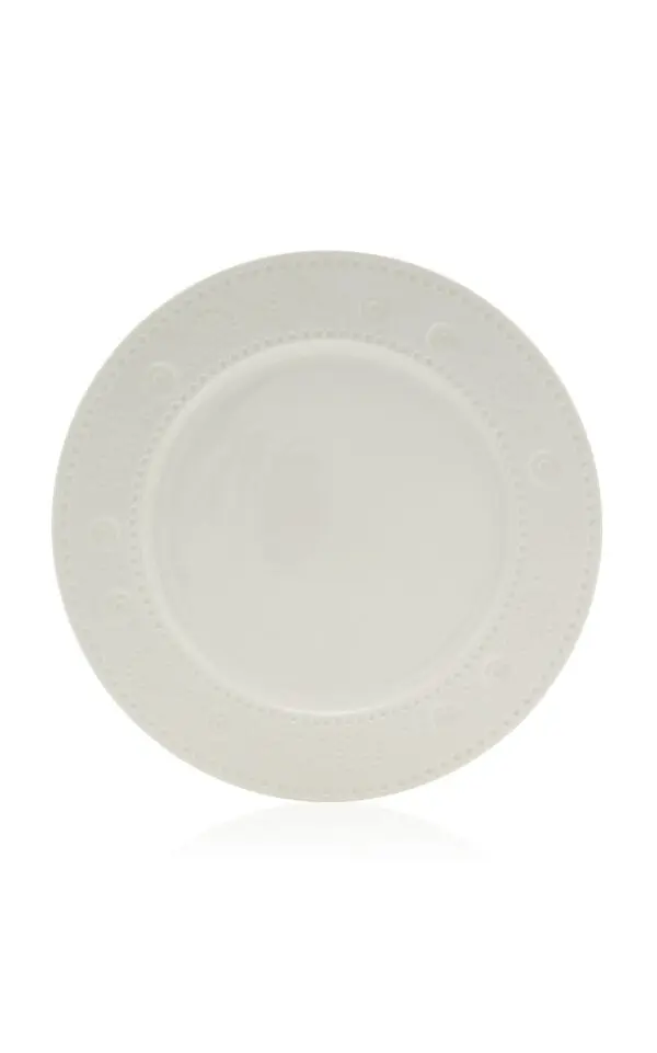 MODA DOMUS Exclusive La Isla Set-of-four Ceramic Dinner Plates - White