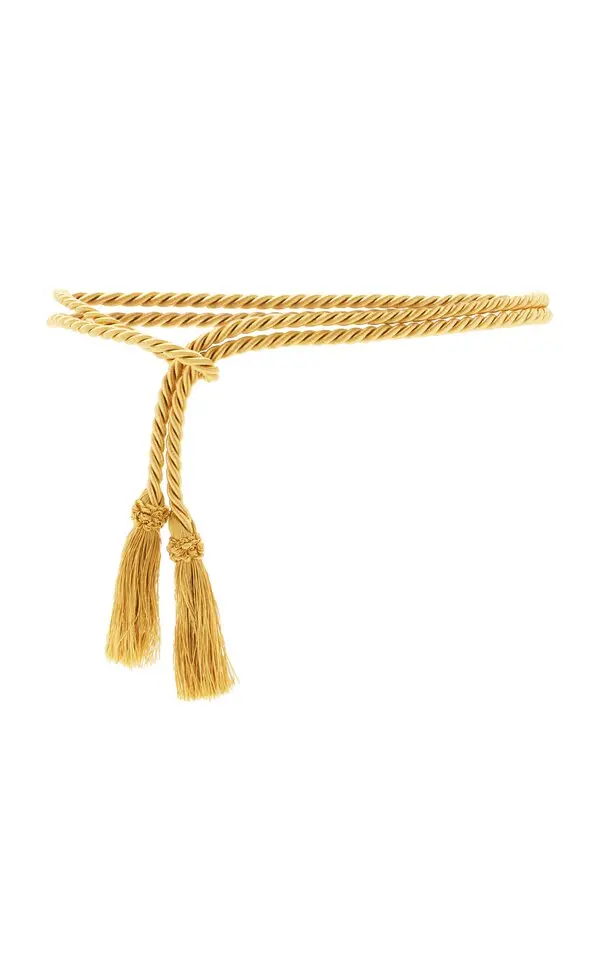 Le Sundial La Isla Tassel Belt - Gold