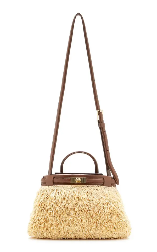 Janessa Leoné Mini Leoné Raffia Bag