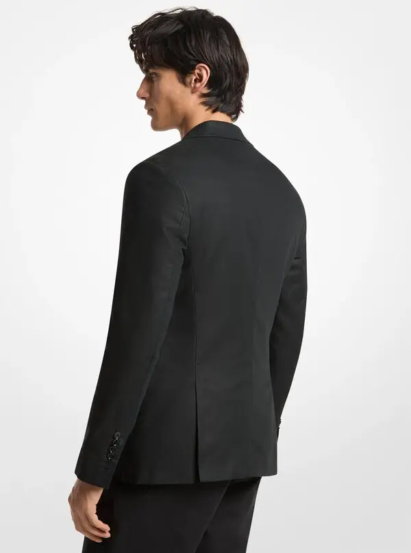 Michael Kors Linen And Cotton Blazer In Size By