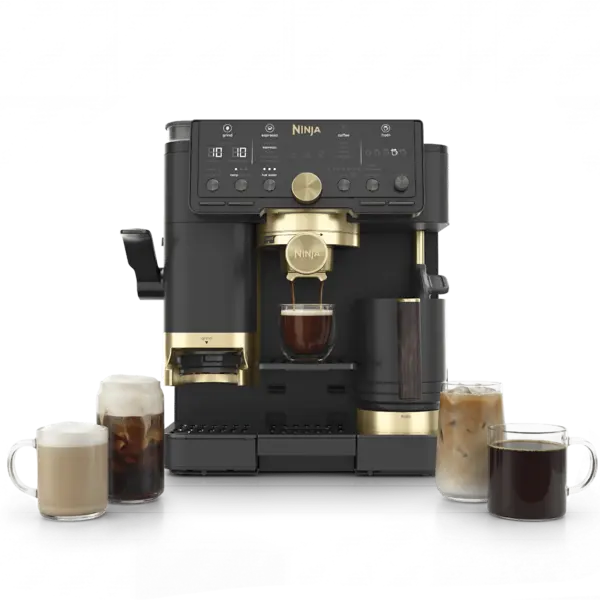 NINJA Luxe Cafe Pro Espresso Machine David Beckham In Black /gold - Black/gold