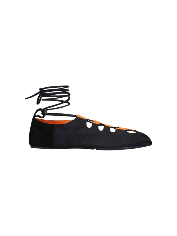 Alaïa Laced Ballerinas