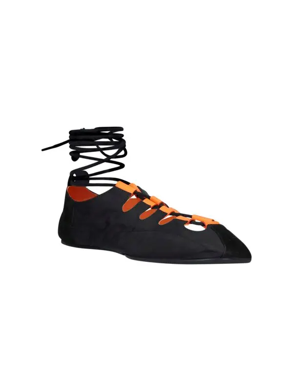 Alaïa Laced Ballerinas