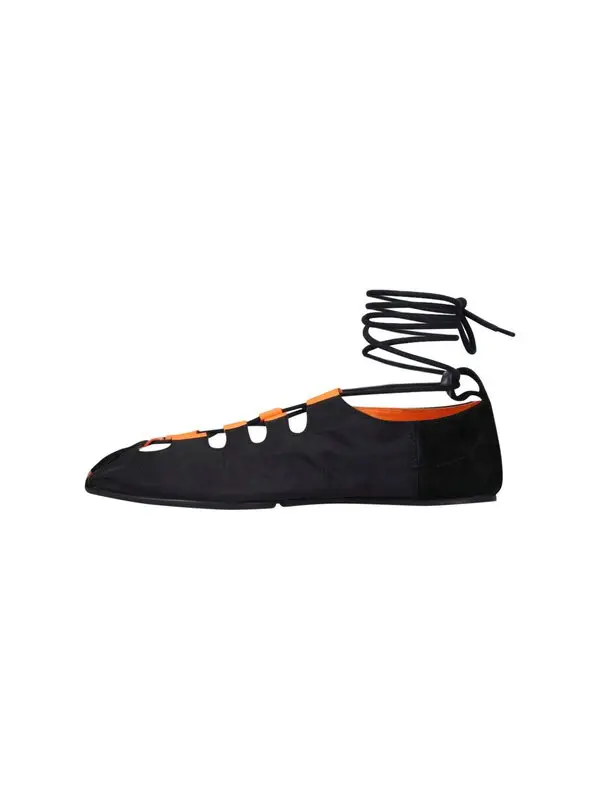 Alaïa Laced Ballerinas