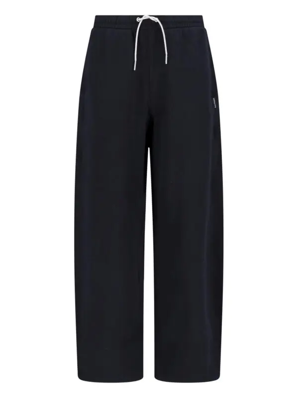 Alexander Wang Sweatpants With Crystal Details - Black