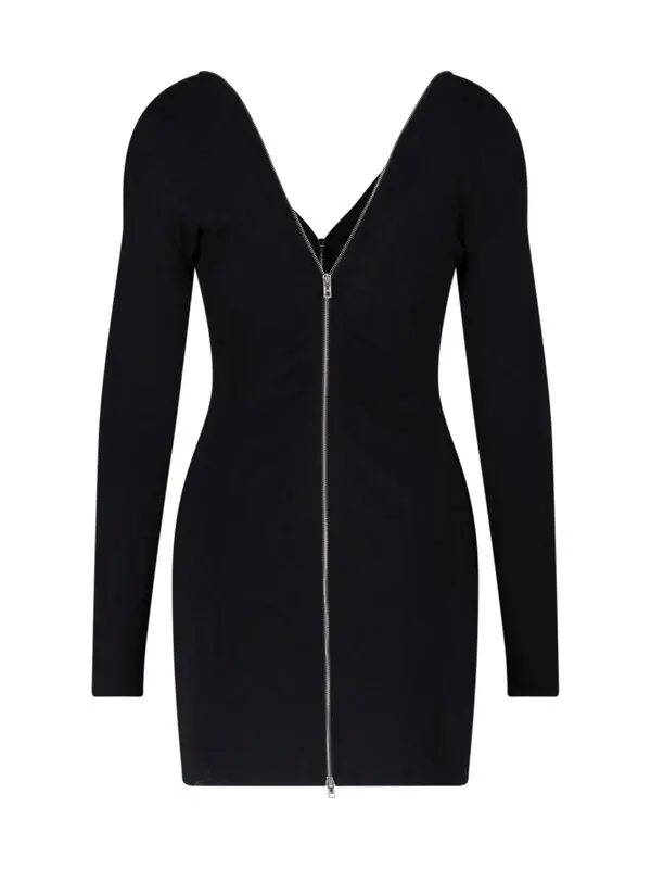 Alexander Wang Mini Dress With Continuous Zipper