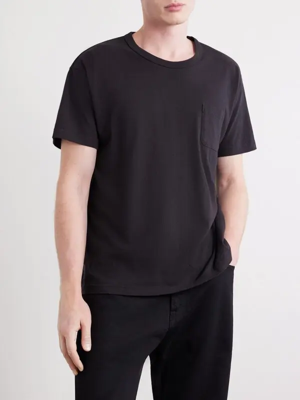 Visvim Cotton-jersey T-shirt - Black