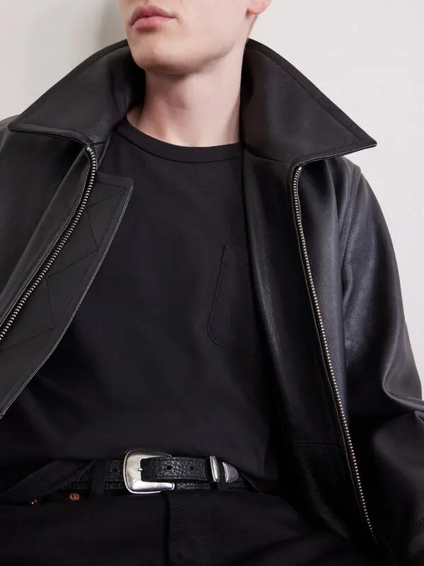 Visvim Cotton-jersey T-shirt - Black