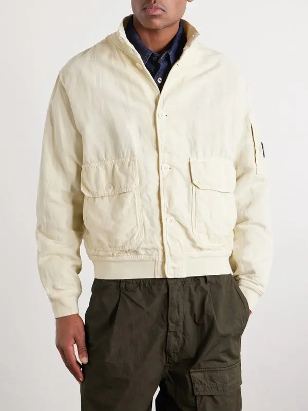 C.P. COMPANY Broken Twill Jacket - Neutrals