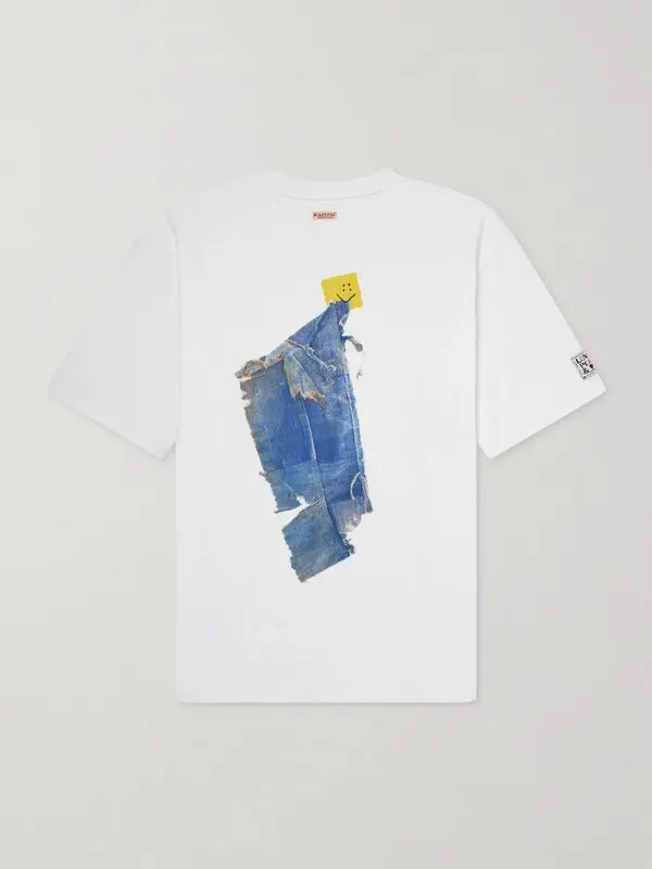 Kapital Printed Cotton-jersey T-shirt