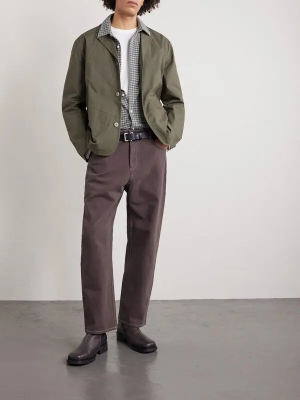 Folk Anniversary Cotton-ripstop Blazer