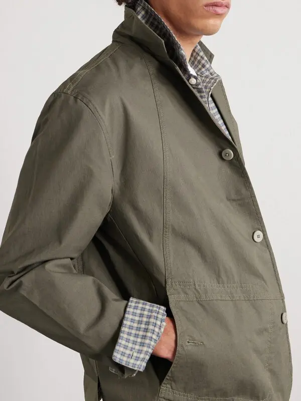 Folk Anniversary Cotton-ripstop Blazer