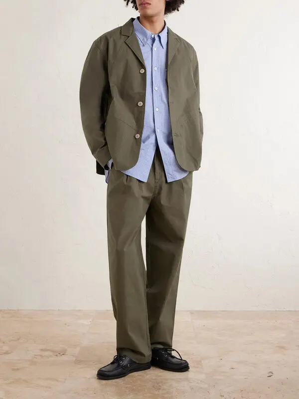 Folk Anniversary Cotton-ripstop Blazer