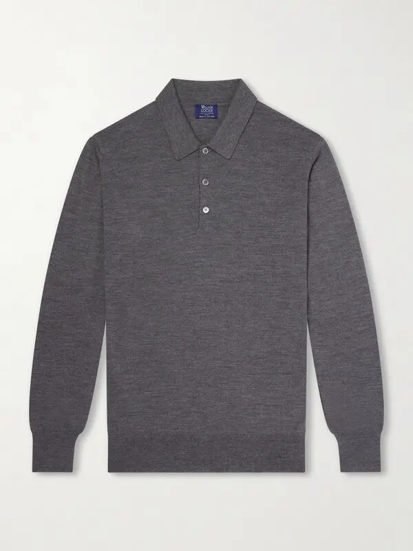 William Lockie Virgin Wool Polo Shirt