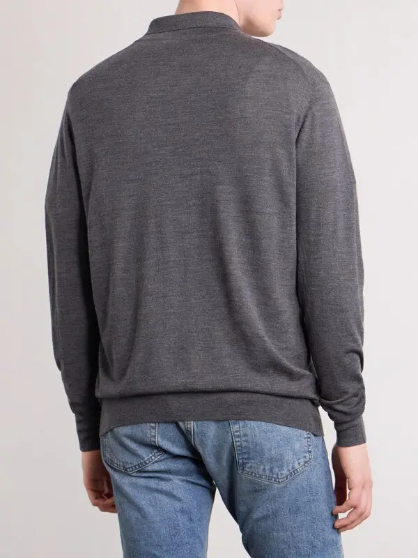 William Lockie Virgin Wool Polo Shirt
