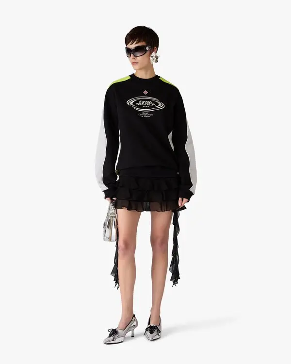 Casablanca Colourblock Long Sleeve Sweatshirt