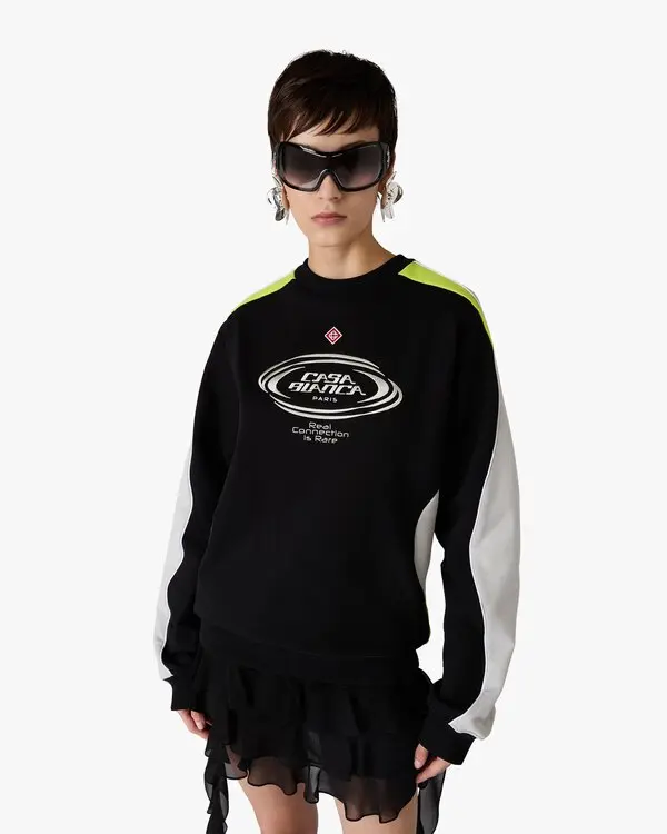 Casablanca Colourblock Long Sleeve Sweatshirt