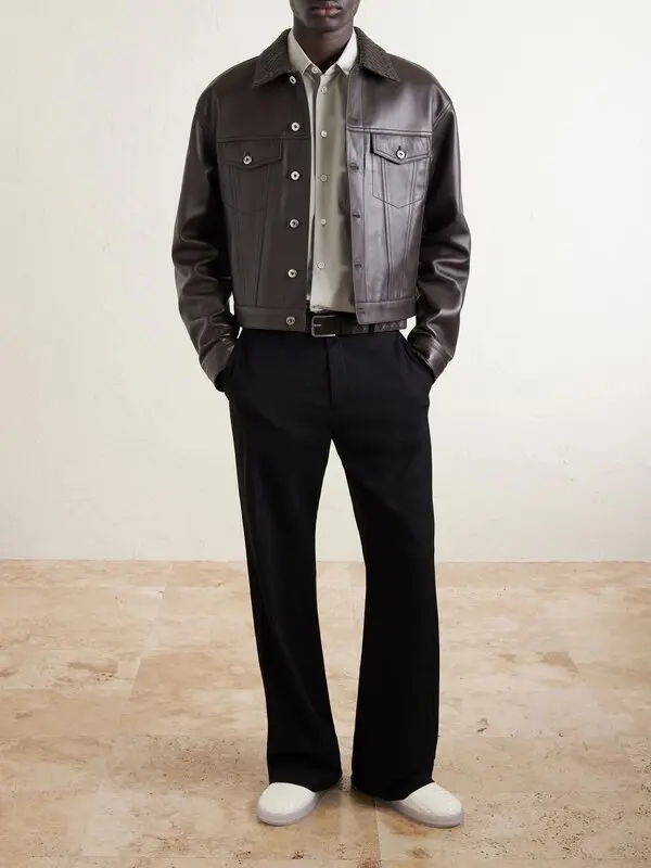 Bottega Veneta Classic-collar Cotton-poplin Shirt