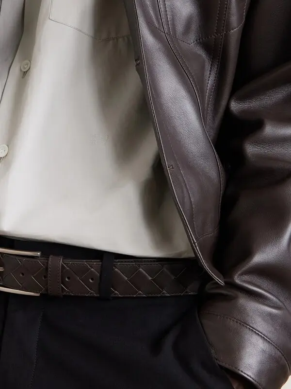 Bottega Veneta Classic-collar Cotton-poplin Shirt
