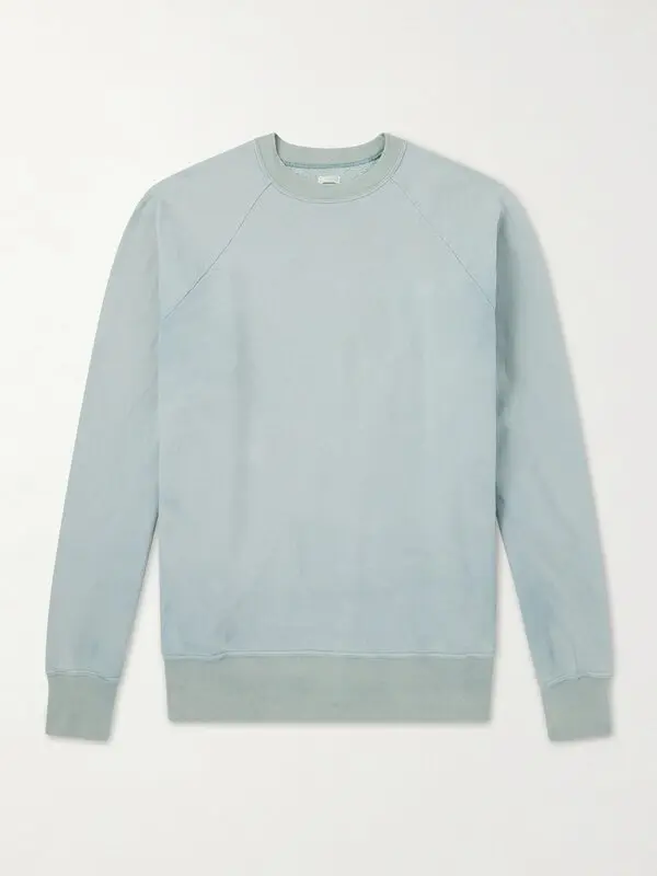 A.PRESSE Cotton-jersey Sweatshirt - Green