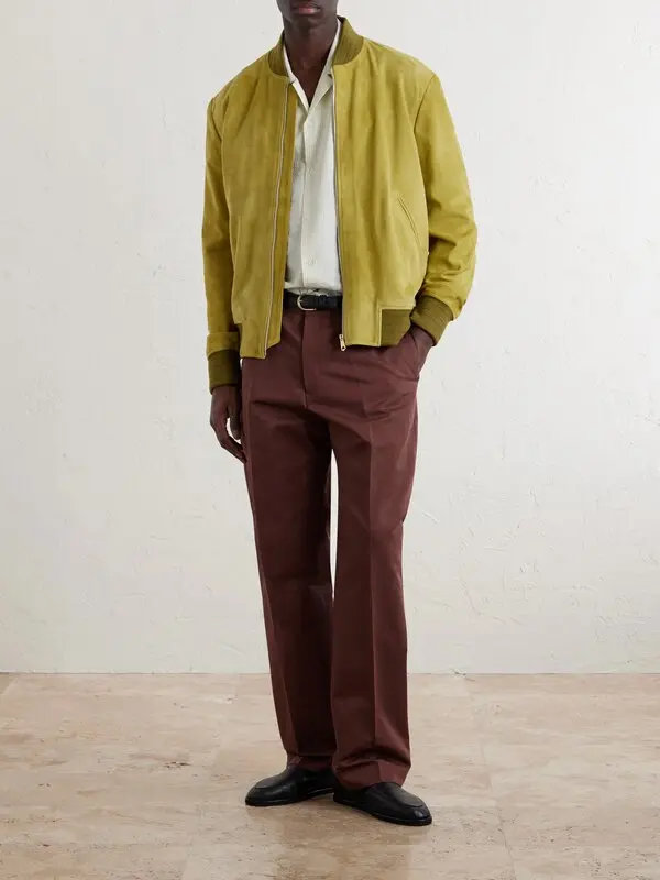 Paul Smith Straight-leg Cotton And Linen-blend Twill Trousers
