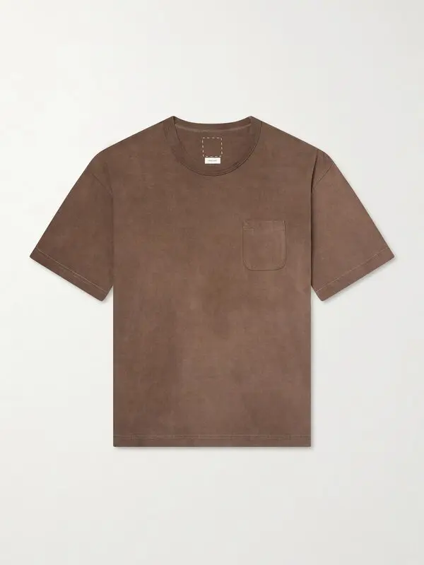 Visvim Cotton-jersey T-shirt - Brown