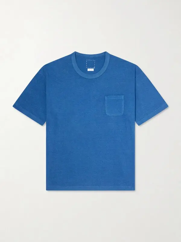Visvim Jumbo Cotton-jersey T-shirt - Blue