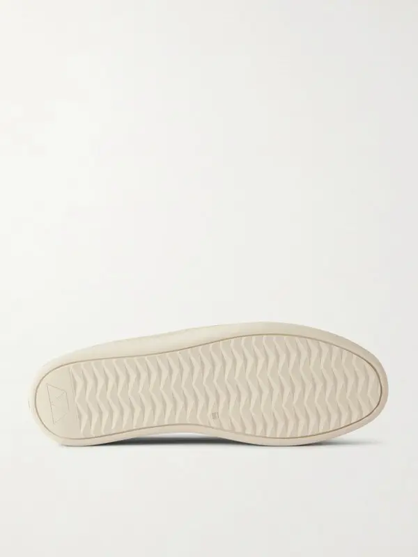 Mulo Suede Slip-on Sneakers - Neutrals