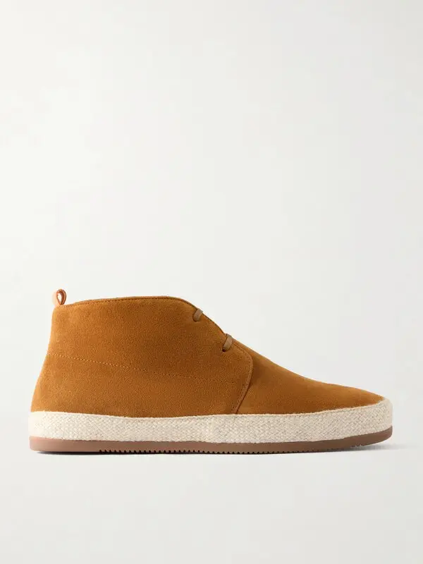 Mulo Suede Desert Boots - Brown