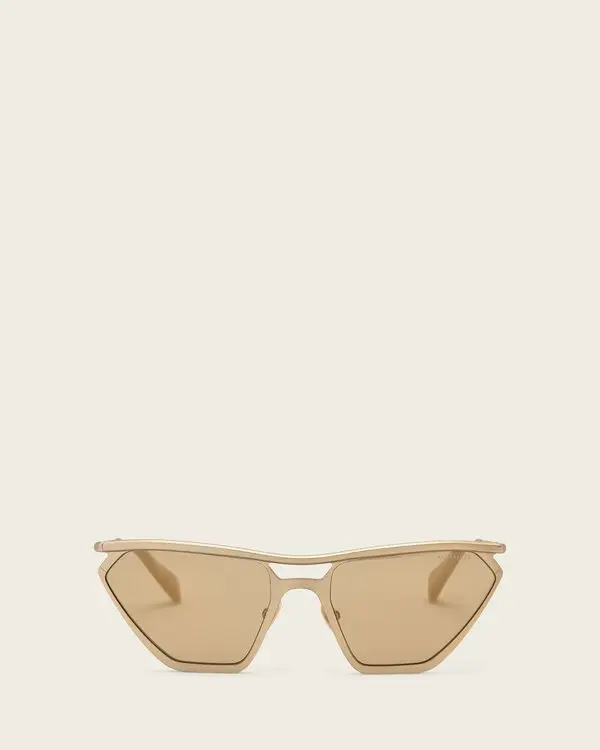 ALLSAINTS Hali Cat Eye Sunglasses - Gold