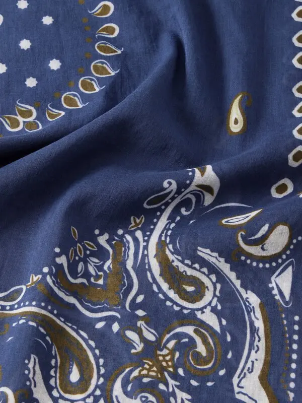 Hartford Bandana-print Cotton-voile Scarf
