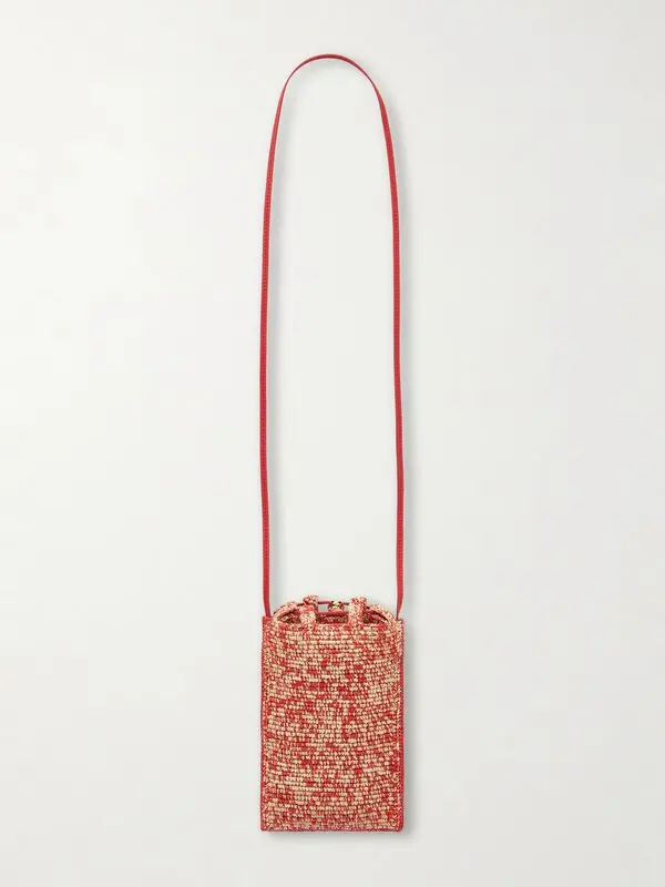 Loewe Leather-trimmed Pouch