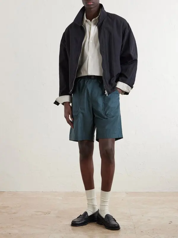 ATON Oversized Cotton-poplin Shirt