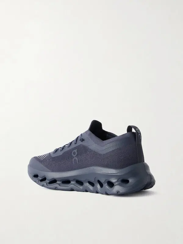 On Cloudtilt Moon Recycled-knit Sneakers - Blue