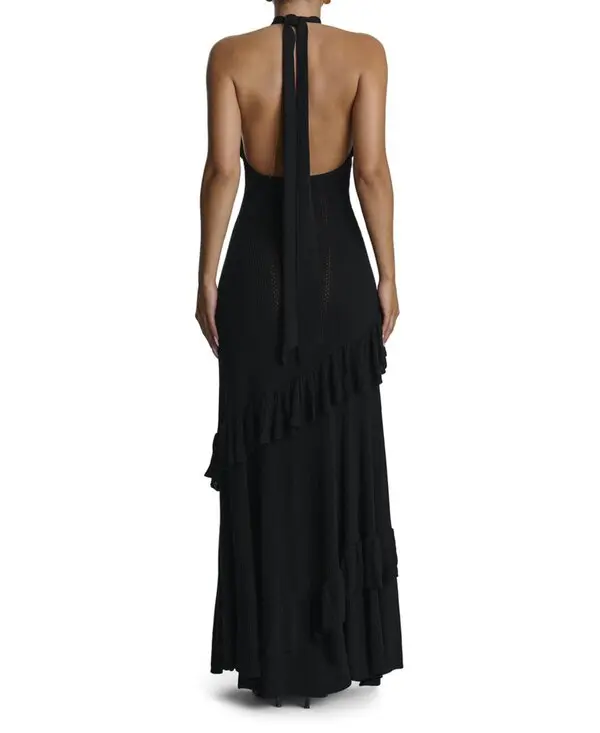 Naked Wardrobe Knit Sleeveless Flare Maxi Dress