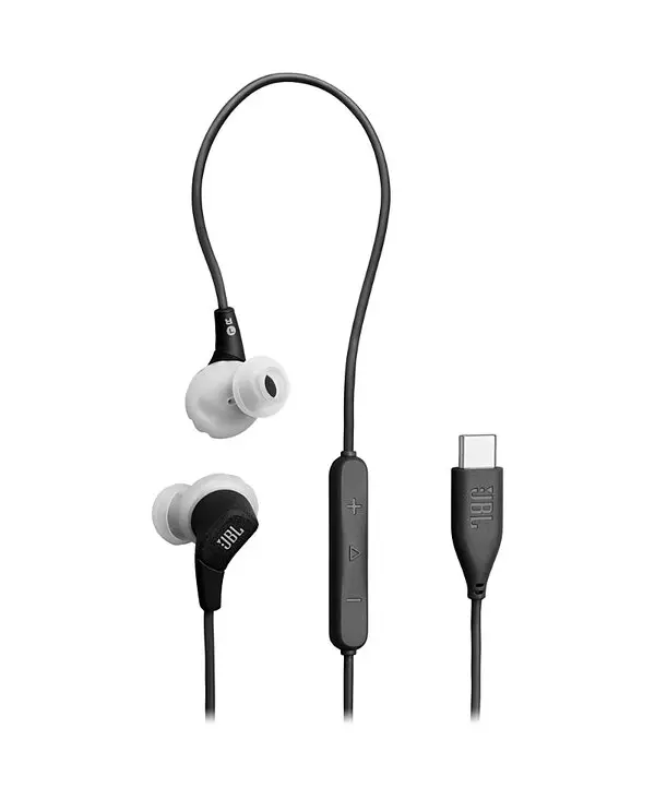 JBL Endurance Run 3c In-ear Usb-c Wired Sport Headphones - Black