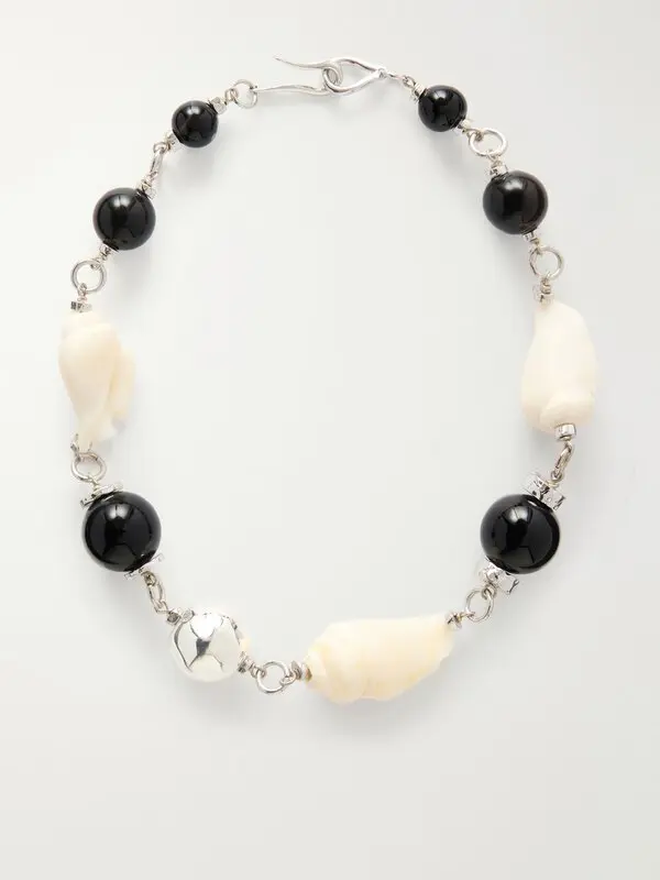 Tohum Design Samsara Gold-plated Necklace - Black