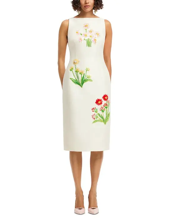 LEO LIN Eleanor Embellished Midi Dress - Wildflower