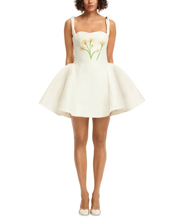 LEO LIN Ariel Embellished Mini Dress - Wildflower