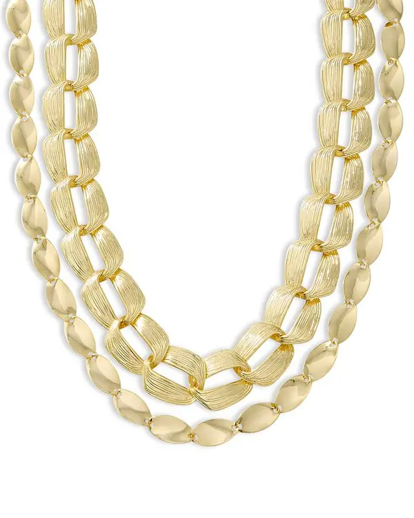 Kendra Scott Kira Multi Strand Chain Necklace - Gold