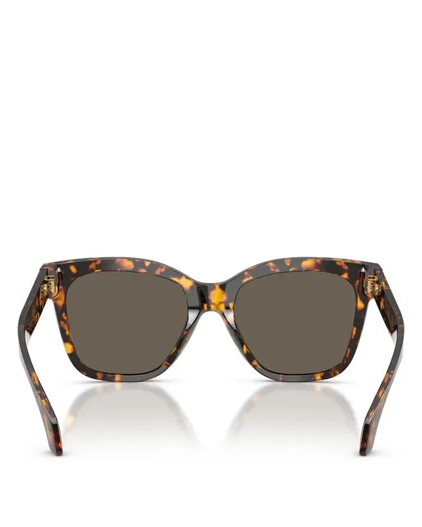 Versace 55mm Square Frame Sunglasses - Brown