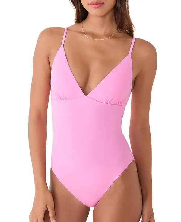 ANDIE Lanikai Plunge One-piece Swimsuit - Rosebloom