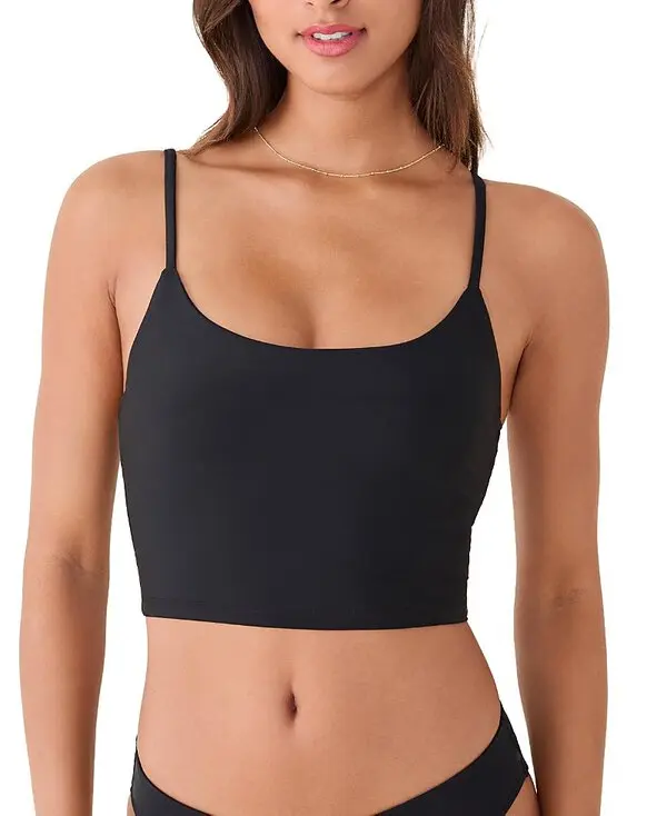 ANDIE Amalfi Scoop Neck Bikini Top - Black
